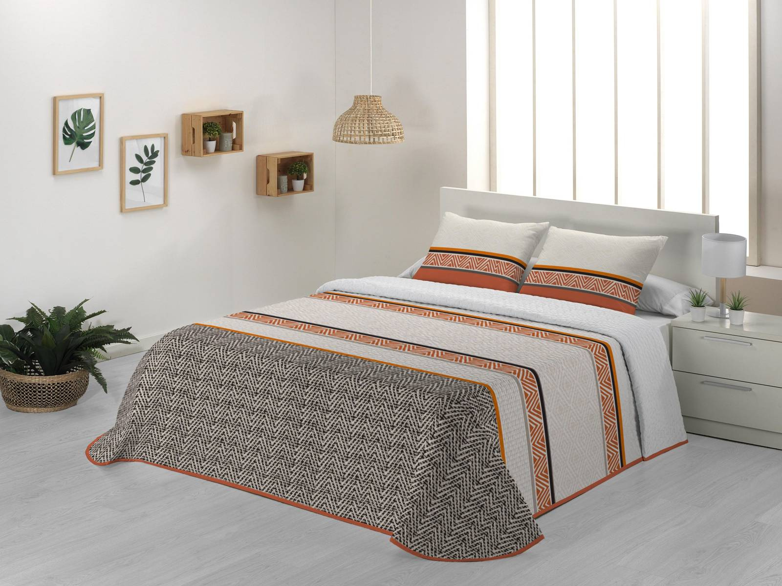 Narzuta JVR Tejidos Cuba Naranja v2 Narzuta lekka - sklep internetowy podpierzyna.com