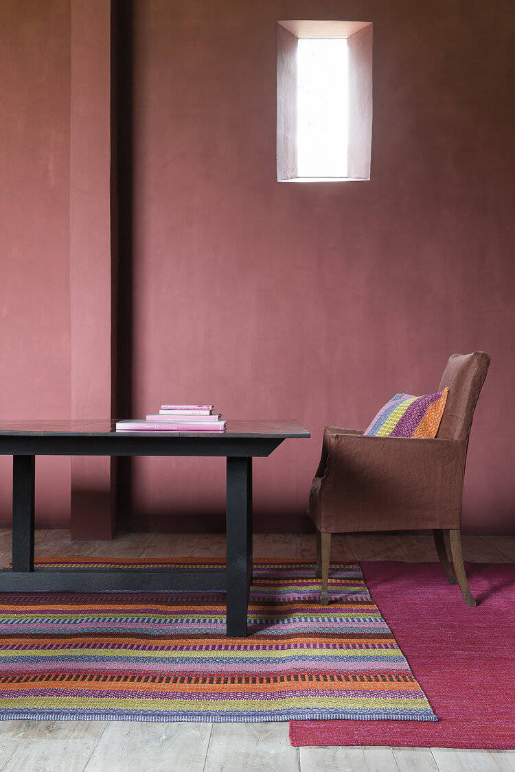 Dywan ręcznie tkany Ligne Pure Enjoy Red Red - sklep internetowy ...