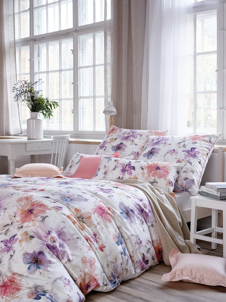 Komplet pościeli satynowej Curt Bauer Livia Spring - sklep internetowy ...