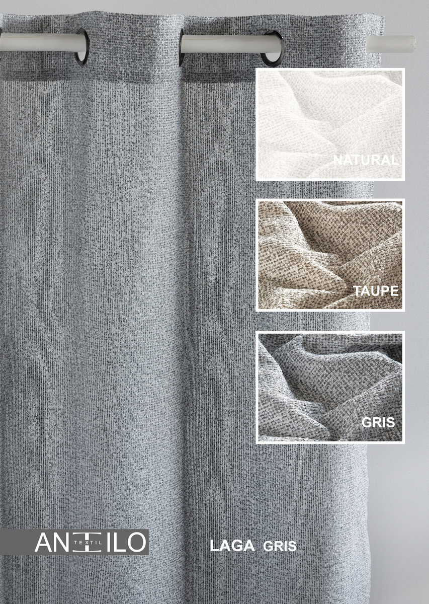 Zasłona Antilo Laga Gris Gris - sklep internetowy podpierzyna.com