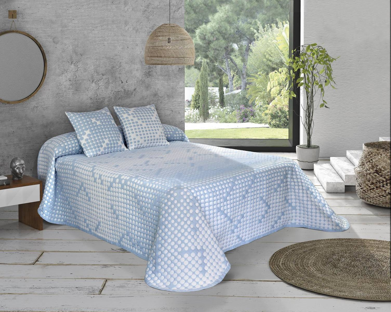 Narzuta JVR Tejidos Amanda Azul Narzuta - sklep internetowy podpierzyna.com