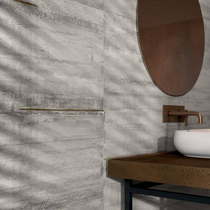 ABK LAB325 Metal Ash - płytka ceramiczna/gres 60x120 cm rett. 6 mm ...