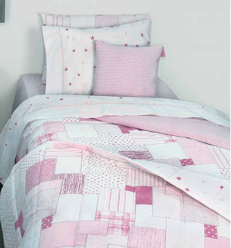 Pościel bawełniana Gamanatura Patchwork Rosa - sklep internetowy podpierzyna.com