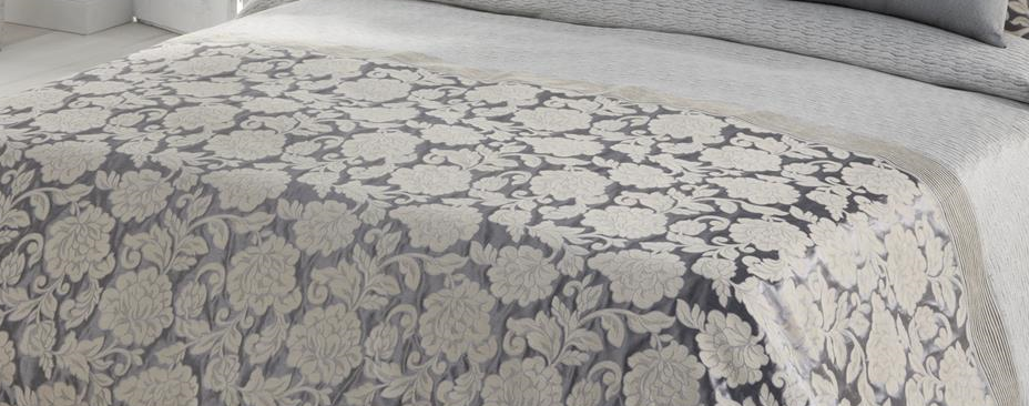 Narzuta żakardowa JVR Tejidos Versaless Silver Narzuta - sklep internetowy podpierzyna.com