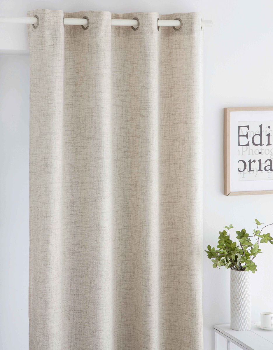 Zasłona Antilo Alaia Beig Beig - sklep internetowy podpierzyna.com