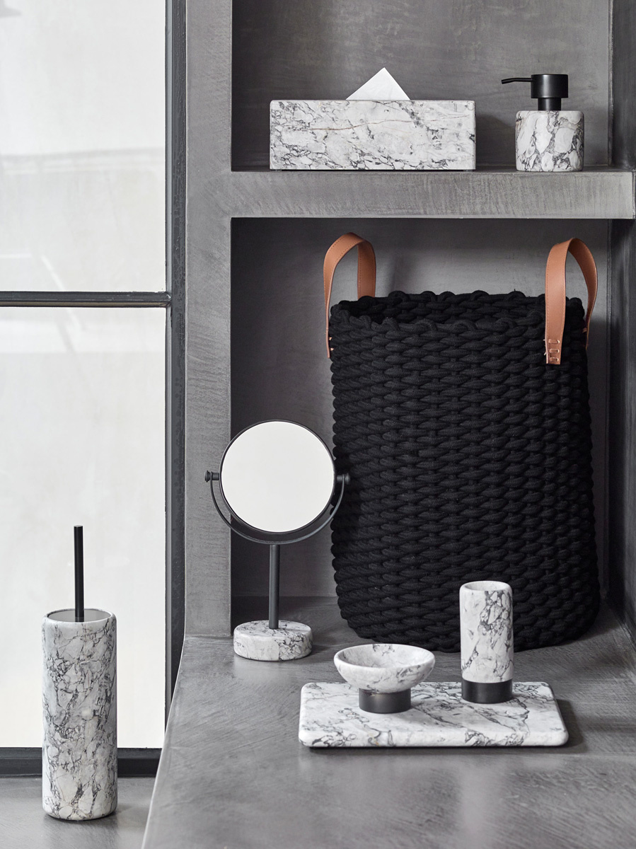 Kosz na pranie Aquanova RUDON Black - sklep internetowy podpierzyna.com