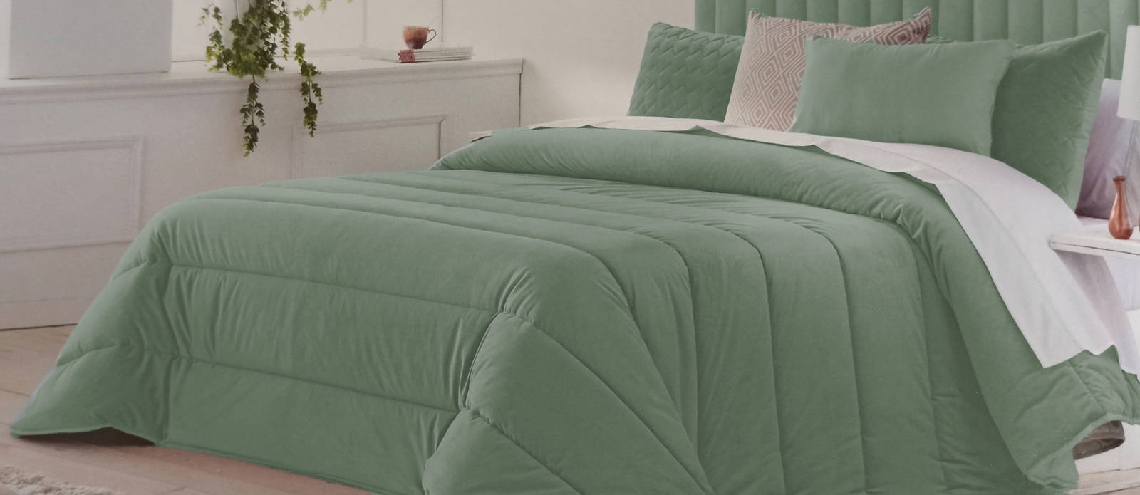 Narzuta JVR Tejidos Smart Verde v2 Narzuta gruba - sklep internetowy podpierzyna.com