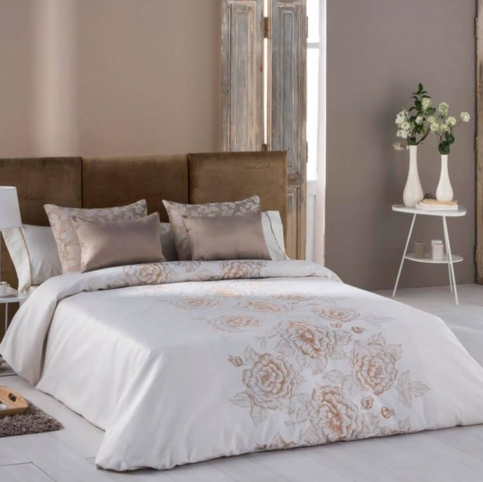 Narzuta żakardowa JVR Tejidos Harmony Gold Narzuta - sklep internetowy podpierzyna.com